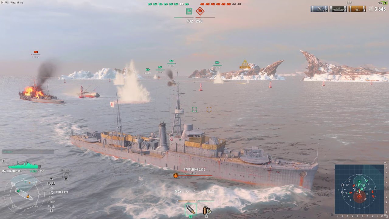 I Hashidate Japanese War Ship - Battling In Frozen Waters - Stuck On ...