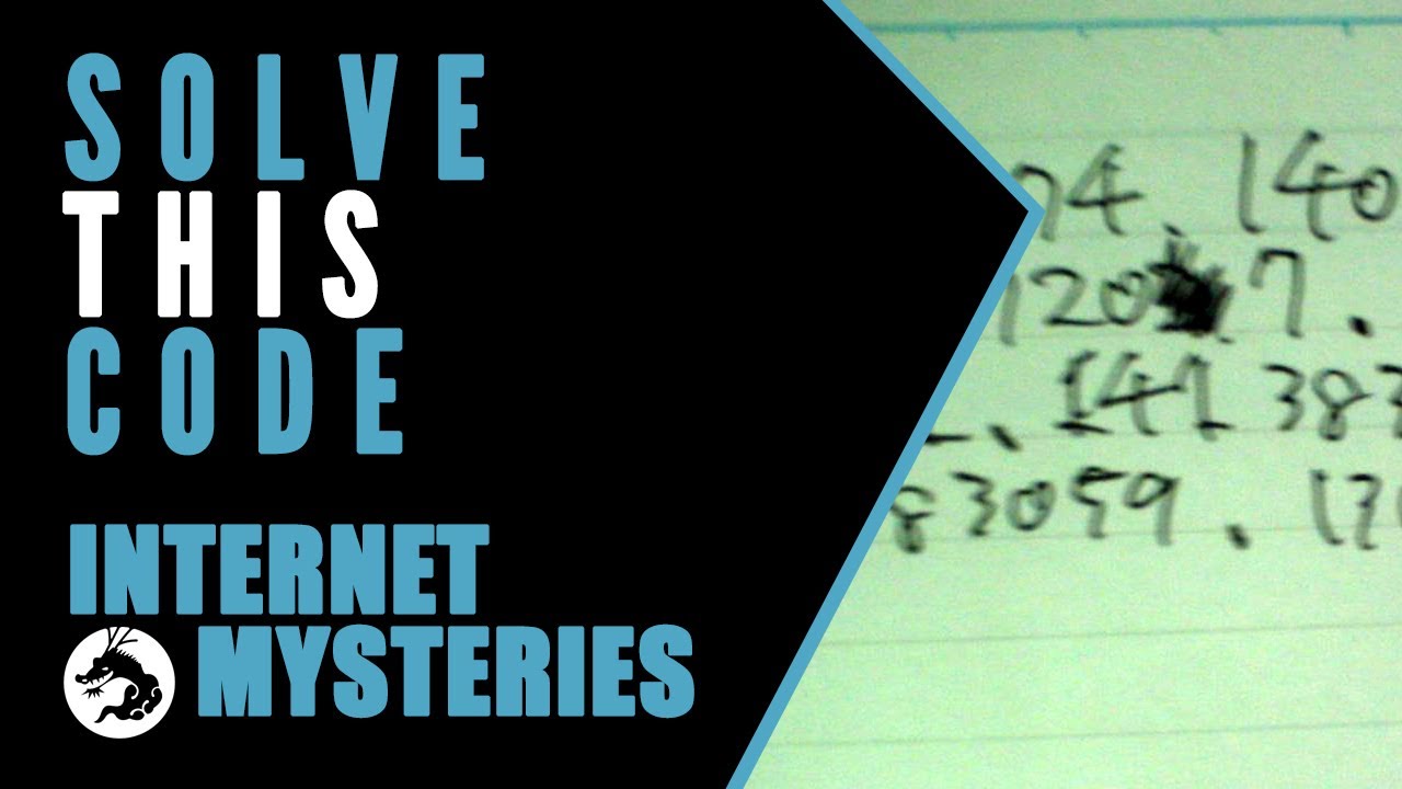 Internet Mysteries: Can You Help Me Solve This Code? - YouTube