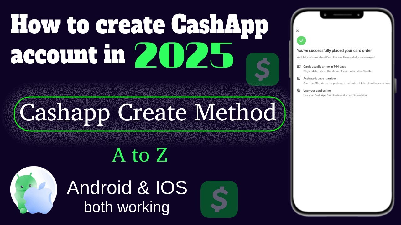 Cash app account create | Cash app New update | Cashapp method 2025 ...