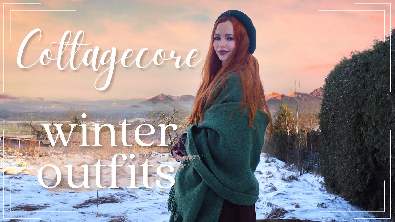 How to dress cottagecore for winter ️ Cottagecore Winter Outfits ...