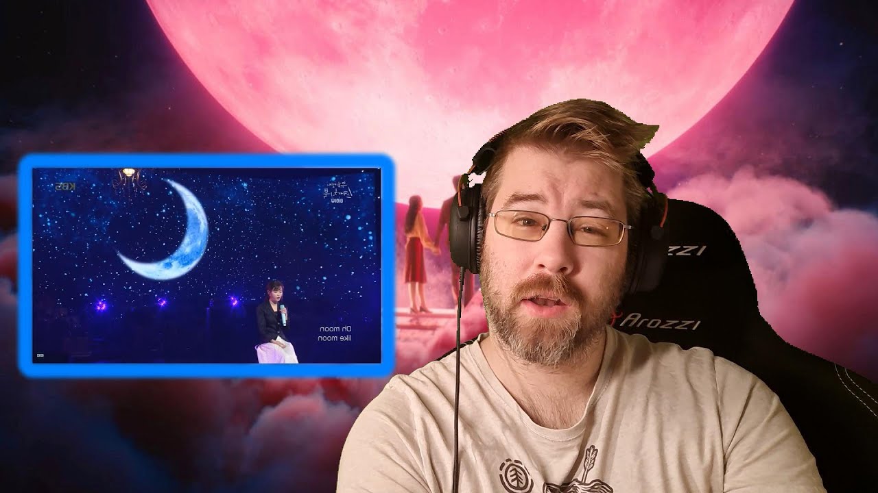 Reaction To 아이유 IU Dear Moon (Remastered) Sketchbook Live - YouTube