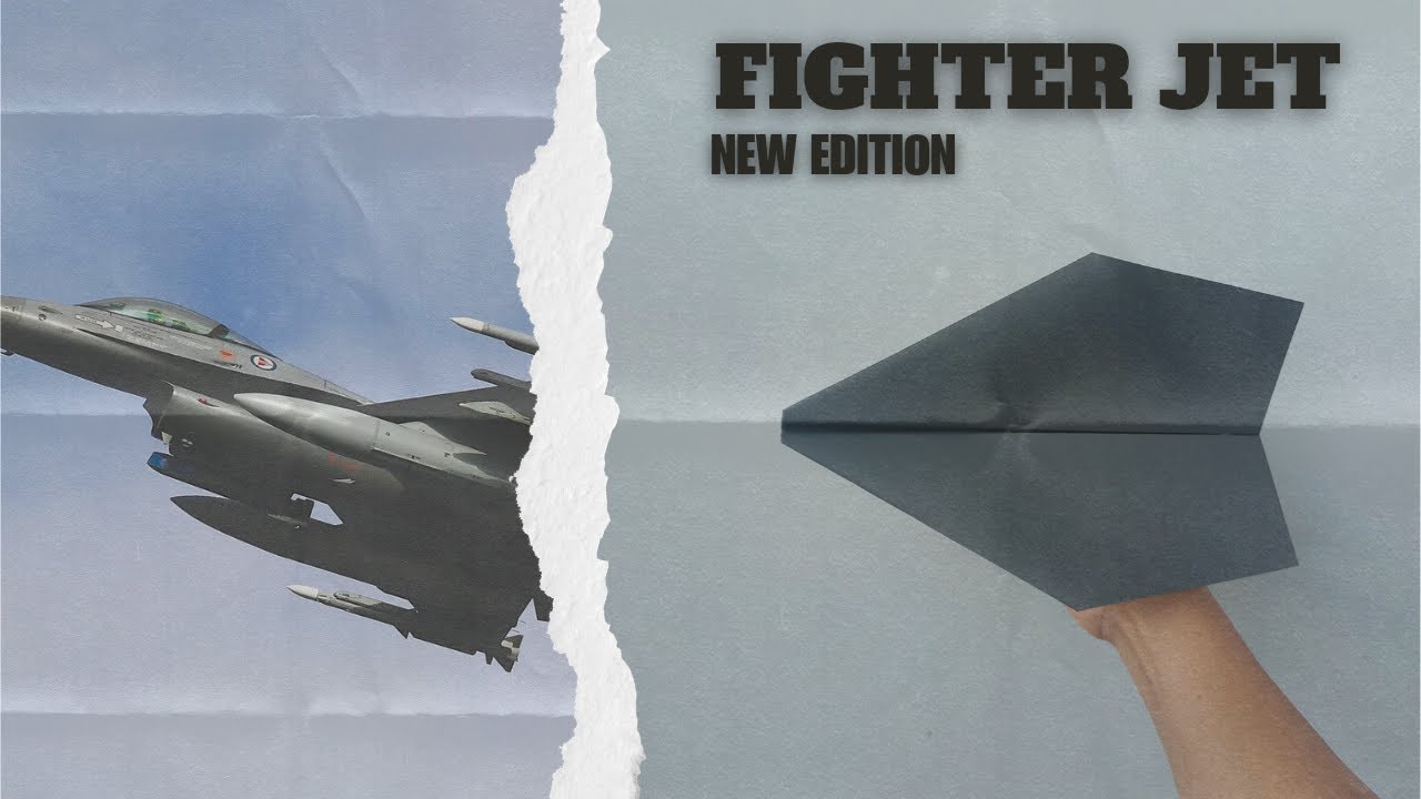 How to make a super fast paper airplane - YouTube