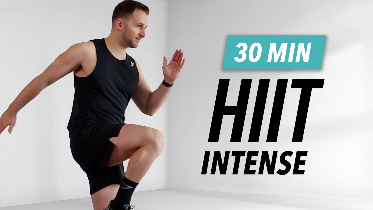 30 Min Intense Cardio HIIT Workout For Fat Burn - Full Body Workout At ...