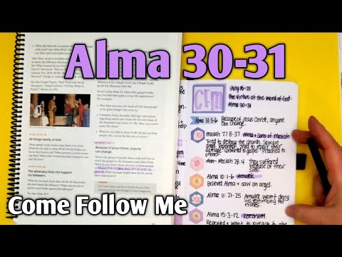 The virtue of the word of God | Alma 30-31 | Come Follow Me with Me ...