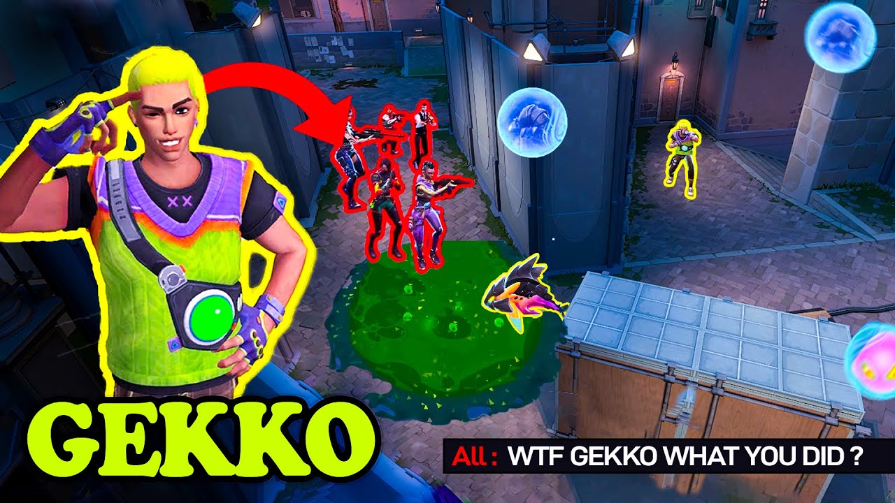 GEKKO GAMEPLAY WITH 200 IQ | VALORANT HIGHLIGHT | BHAVIK GAMING - YouTube