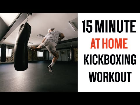 15-MINUTE AT-HOME KICKBOXING WORKOUT | CARDIO KICKBOXING