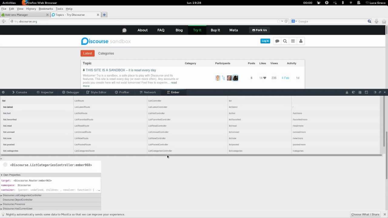 Ember Inspector ported to Firefox Devtools - YouTube