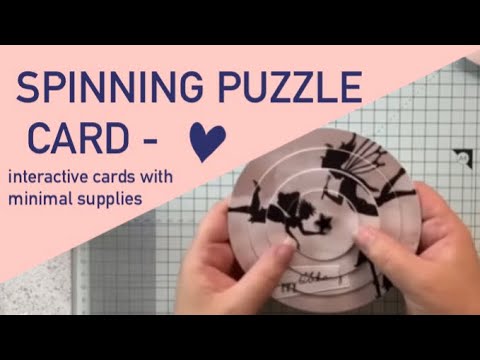 Spinning Puzzle Cards - interactive cards with minimal supplies. - YouTube