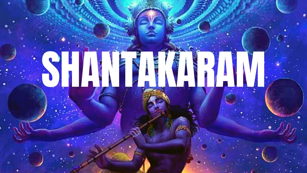 Powerful Vishnu Mantra - Shantakaram Bhujagshayanam - 12 Times - Early ...