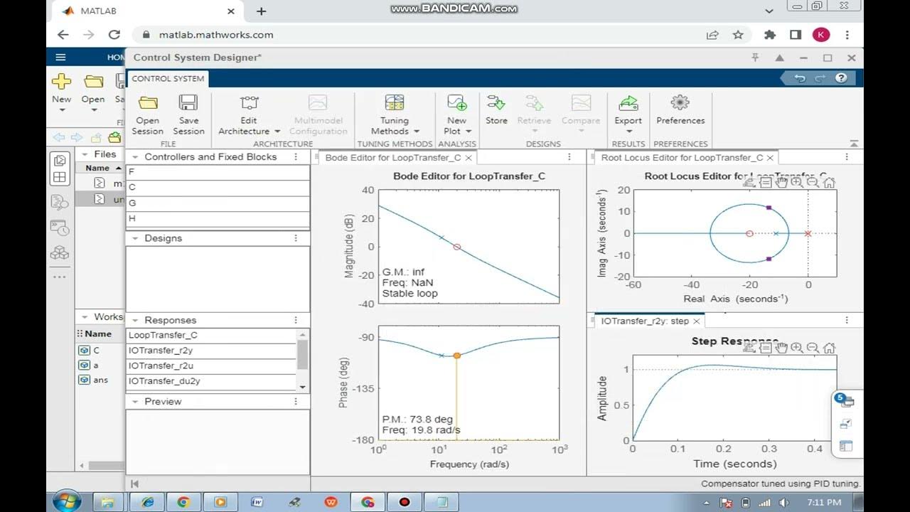 How to make any controller in MATLAB sisotool pi,pd,pid - YouTube