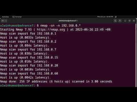 Short introduction to the NMAP command - YouTube