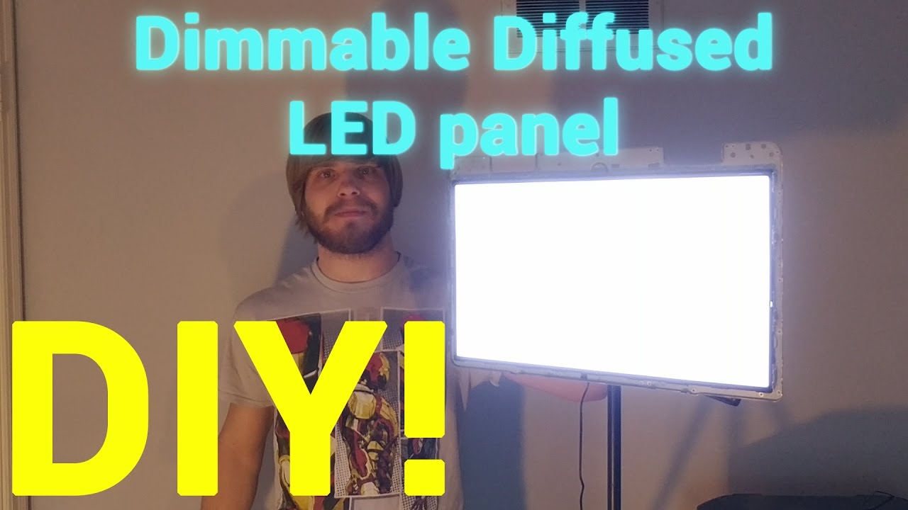 Dimmable Diffused LED Panel DIY! - YouTube