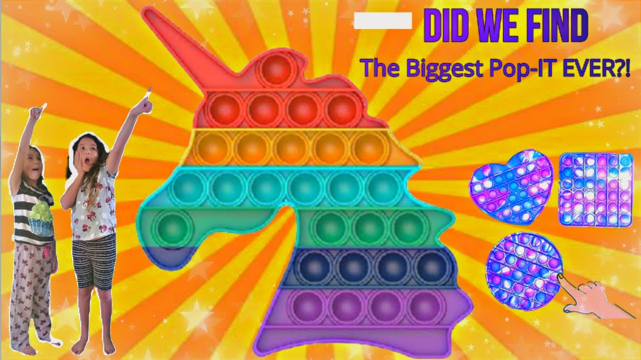 Can we Find The Biggest Pop-it Ever?! - YouTube