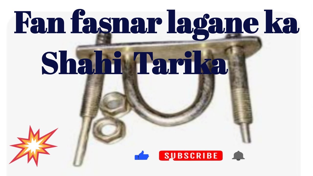 Fasnar Fan Fitting - YouTube