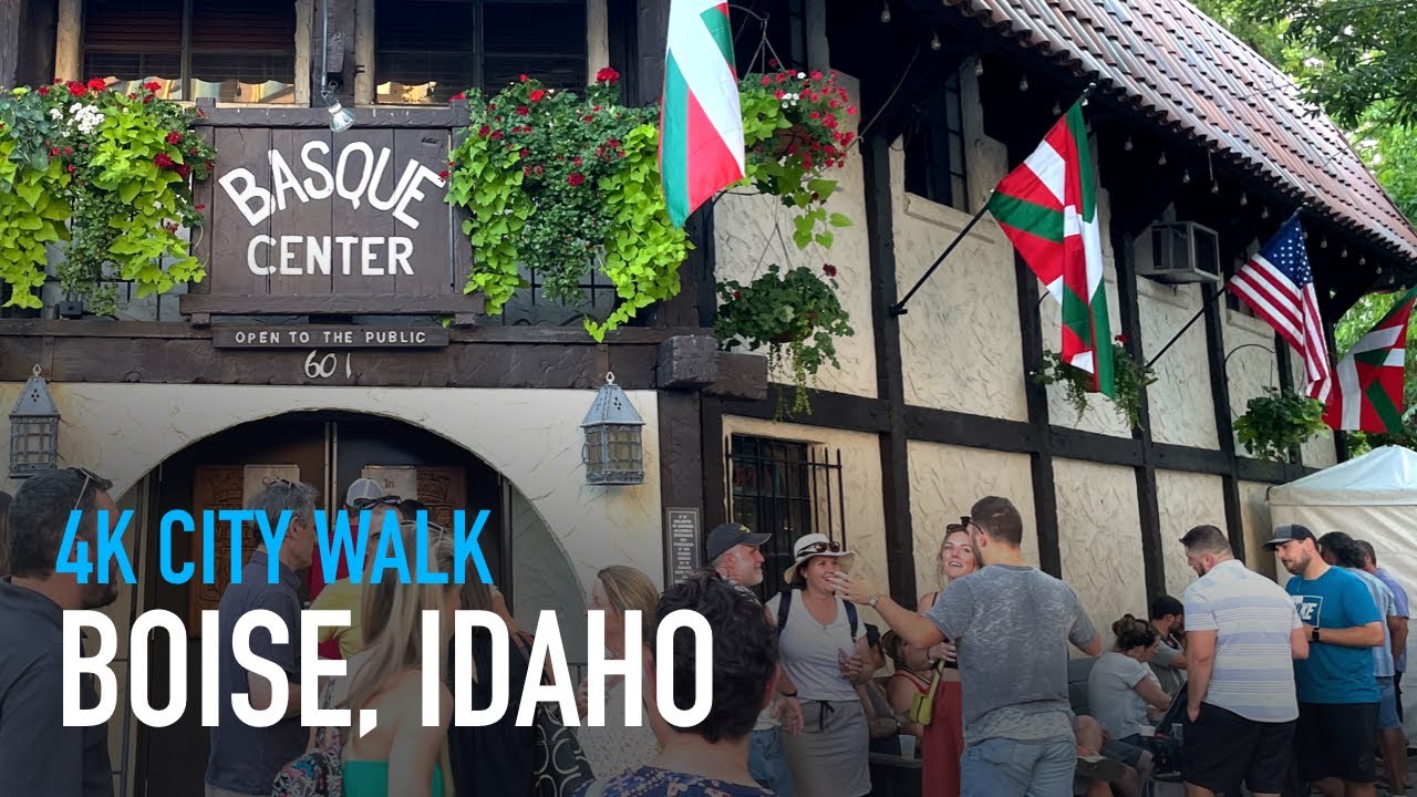 Basques in Boise and Exploring Downtown – A Quick City Walk - YouTube