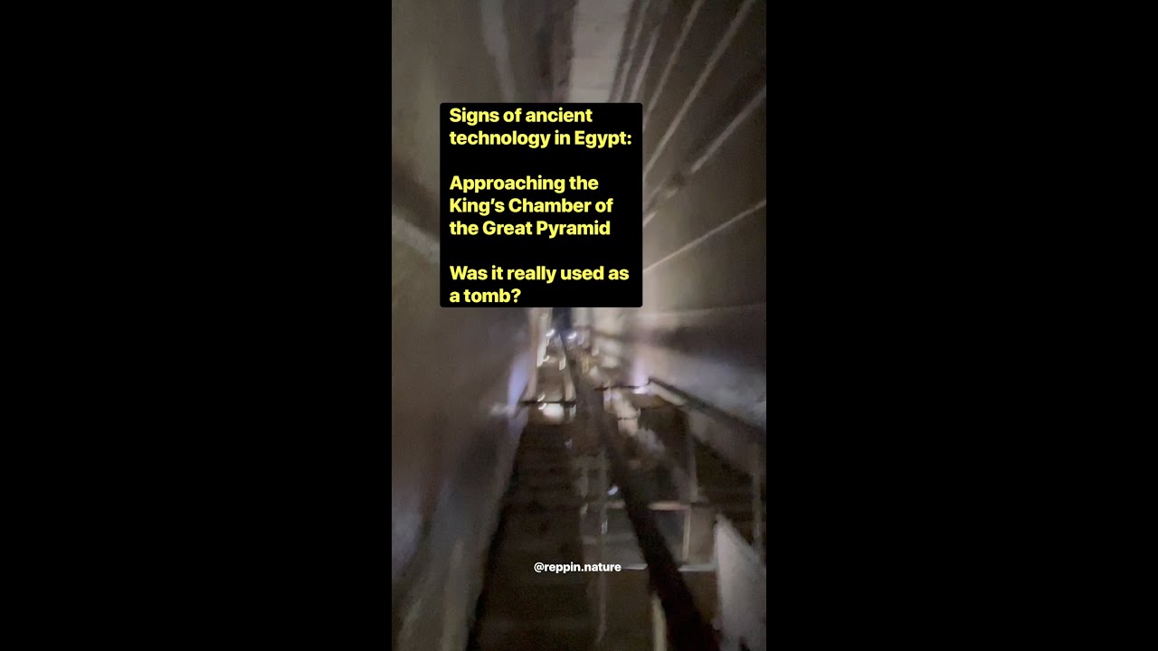 Approaching the enigmatic King's Chamber of the Great Pyramid! Was it ...