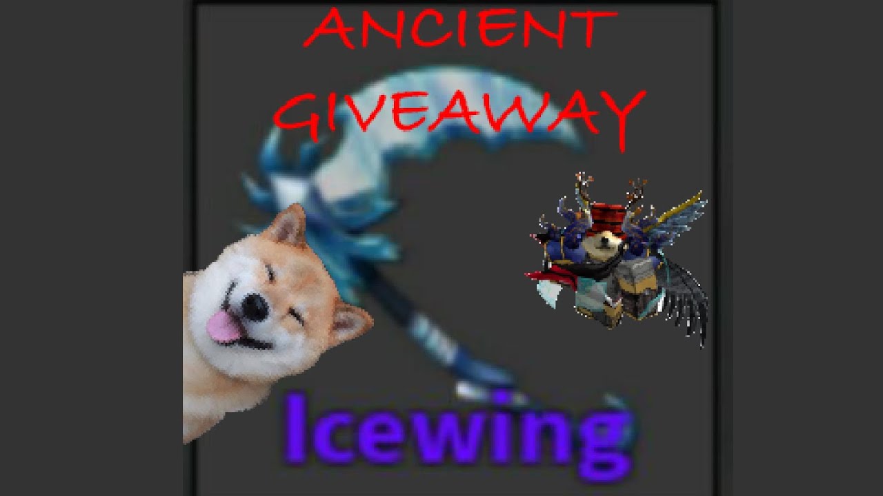 MM2 ANCIENT ICEWING GIVEAWAY - YouTube