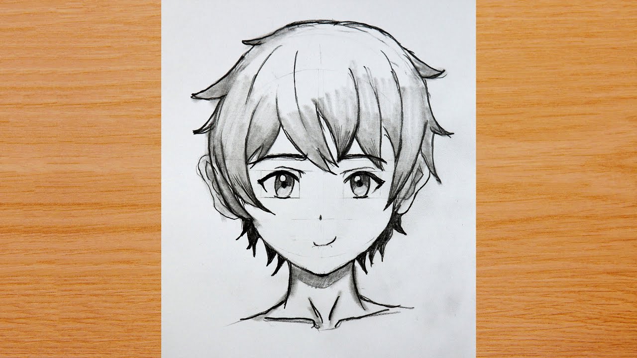 How to draw an Anime Boy step by step || anime drawing tutorial for ...