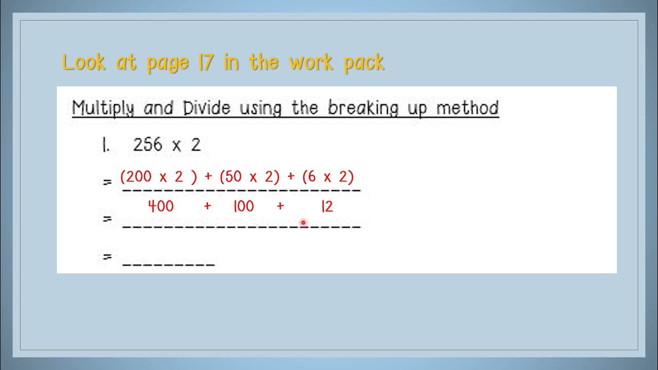 Grade 3 Term 3 Week 3 Mathematics Lesson Tuesday - YouTube