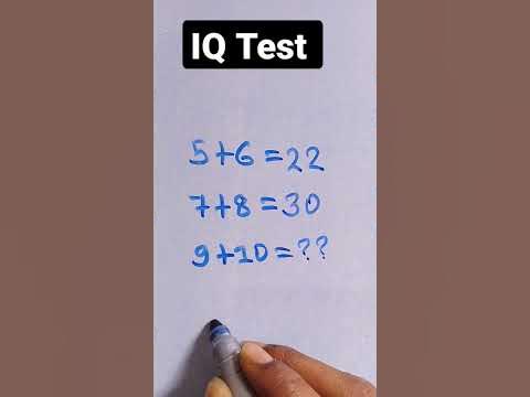 IQ test | IQ question and answers | IQ test math |iqtest #shortvideo # ...