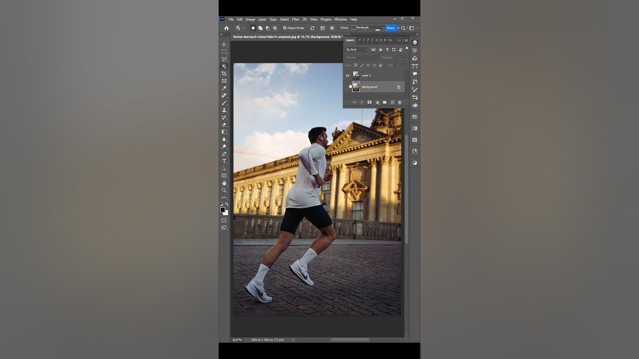 How to Create Speeding Effect in Photoshop |#photoshop #tutorial #shorts - YouTube