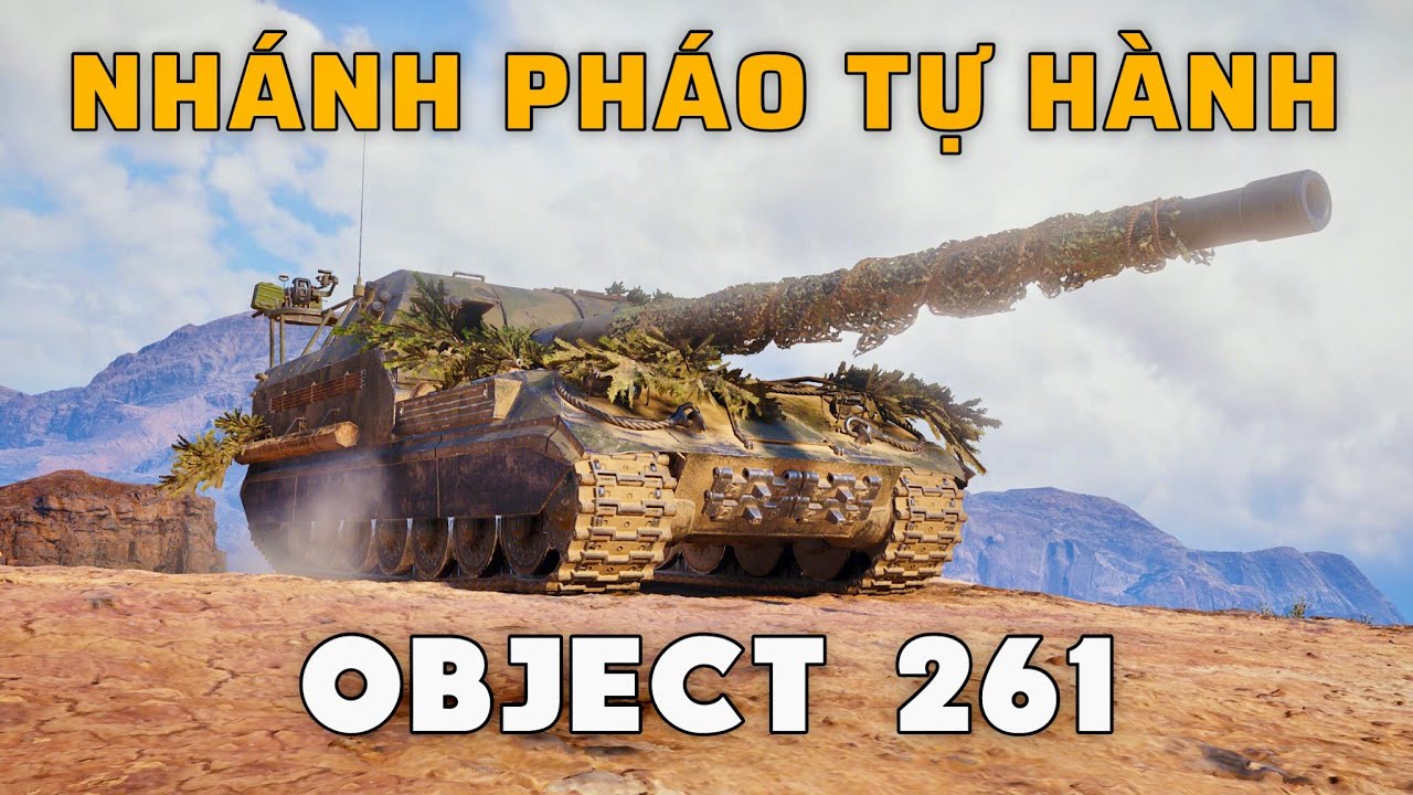 Nhánh pháo tự hành Object 261 trong World of Tanks - YouTube