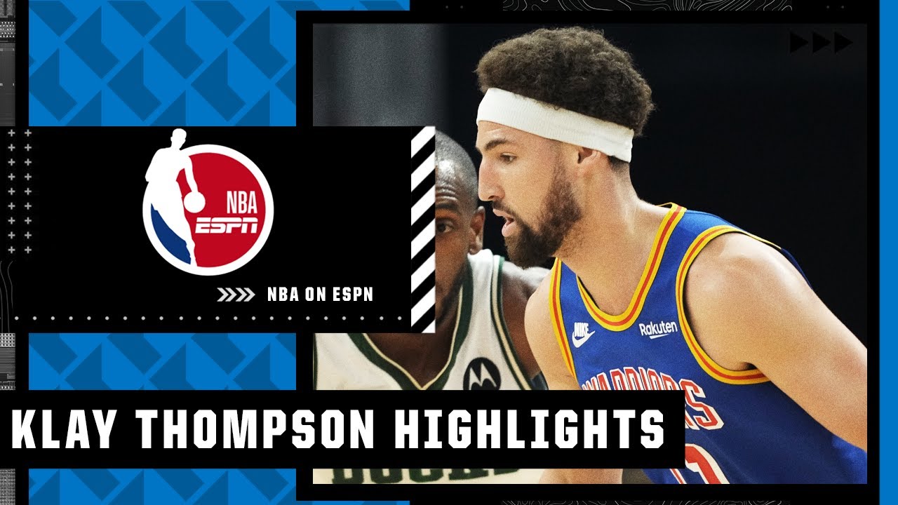 Klay Thompson HEATS UP with 17 PTS in 2nd QTR | NBA on ESPN - YouTube