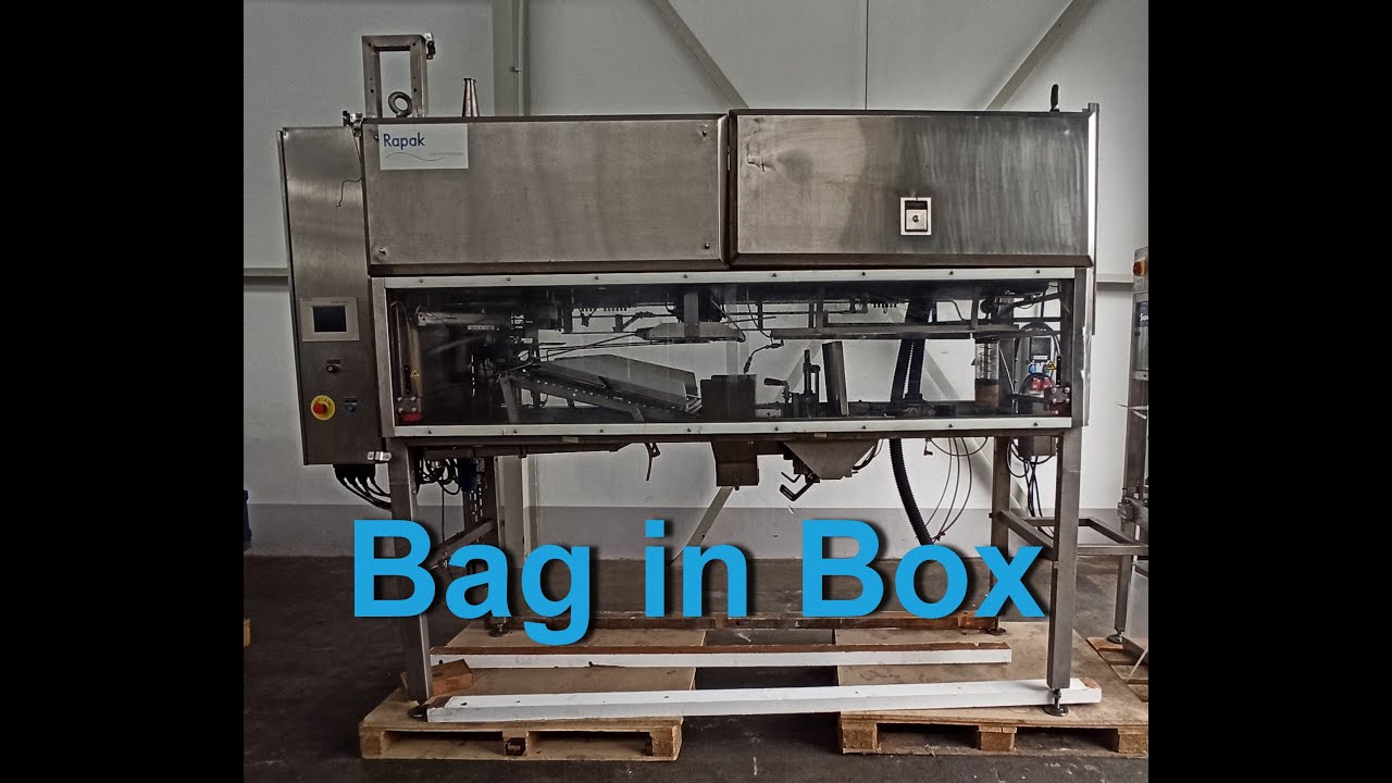 Bag in Box filler complete - YouTube