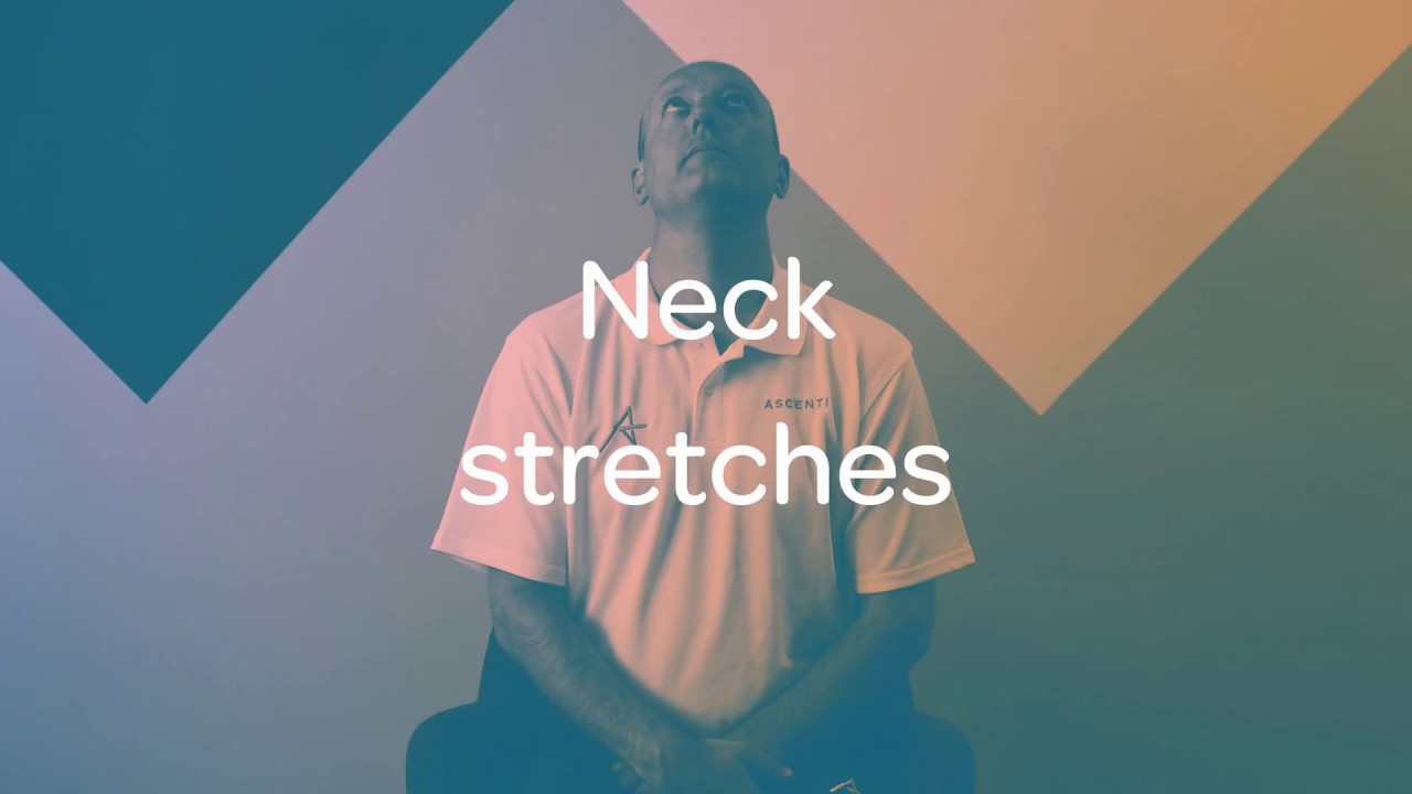 Physio tips: Easy stretches to help relieve neck tension - YouTube