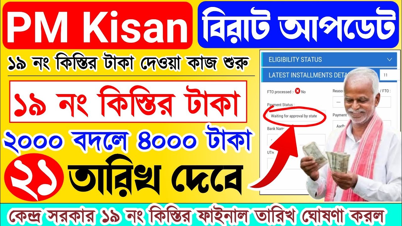 PM Kisan 19 installment officially date released | PM Kisan next 19 ...