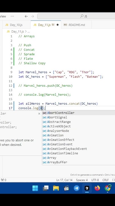 Using Concat In Javascript Arrays Quick Guide Youtube