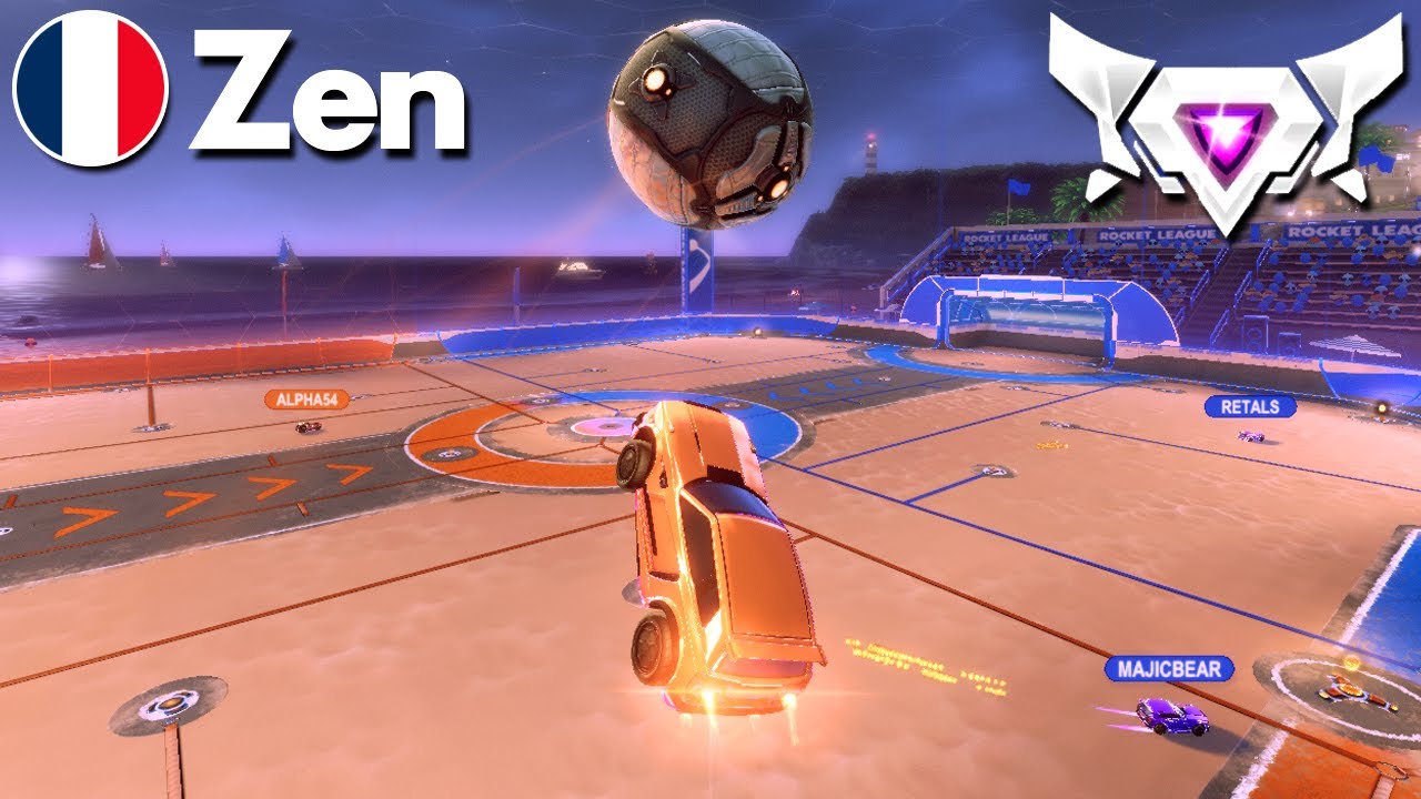 ZEN Rocket League Gameplay (SSL 2v2) - YouTube