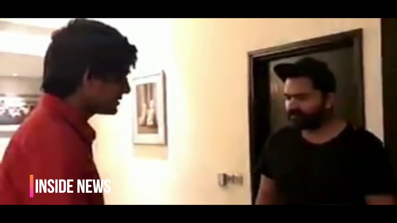 Simbu cried in front of his fan | Simbu's emotional moment STR with his ...