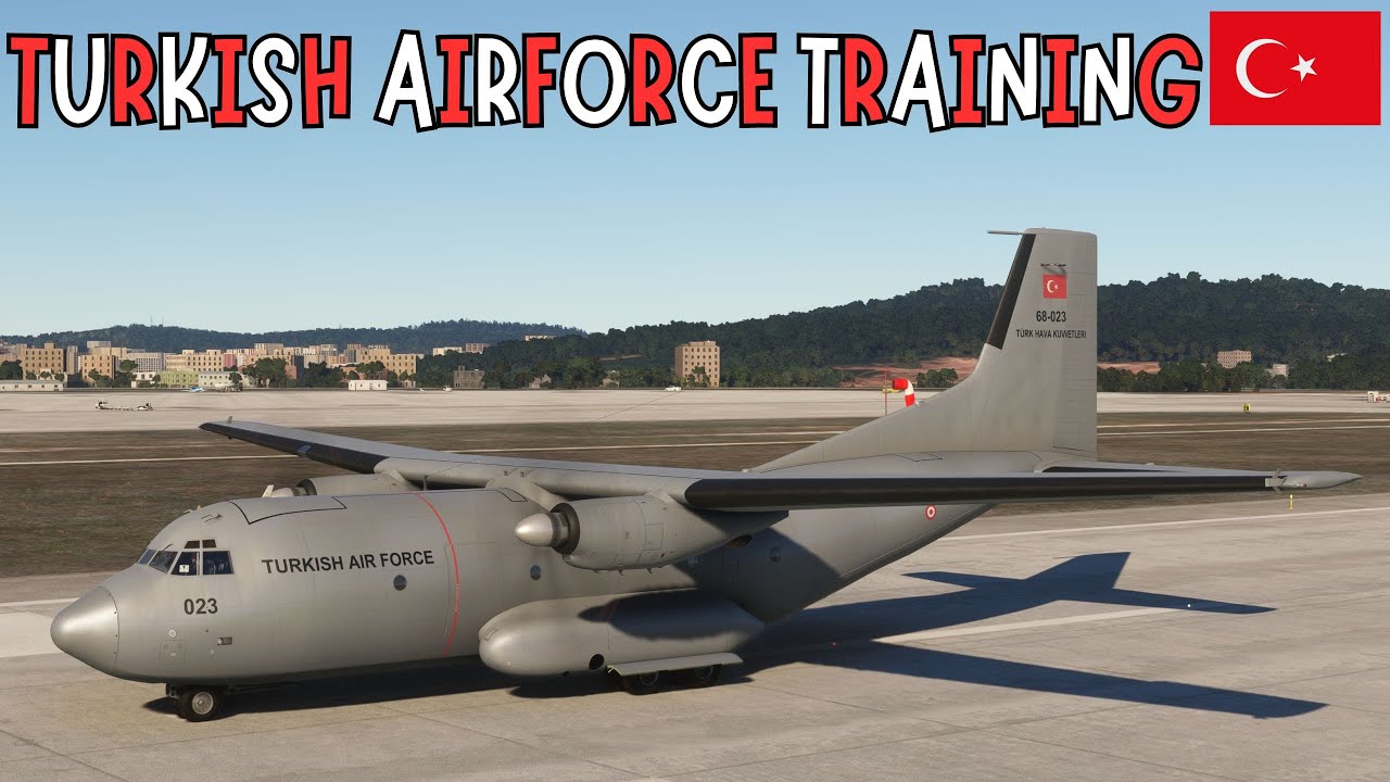 Microsoft Flight Simulator C-130 Transall Turkish Airforce Troops Training - YouTube