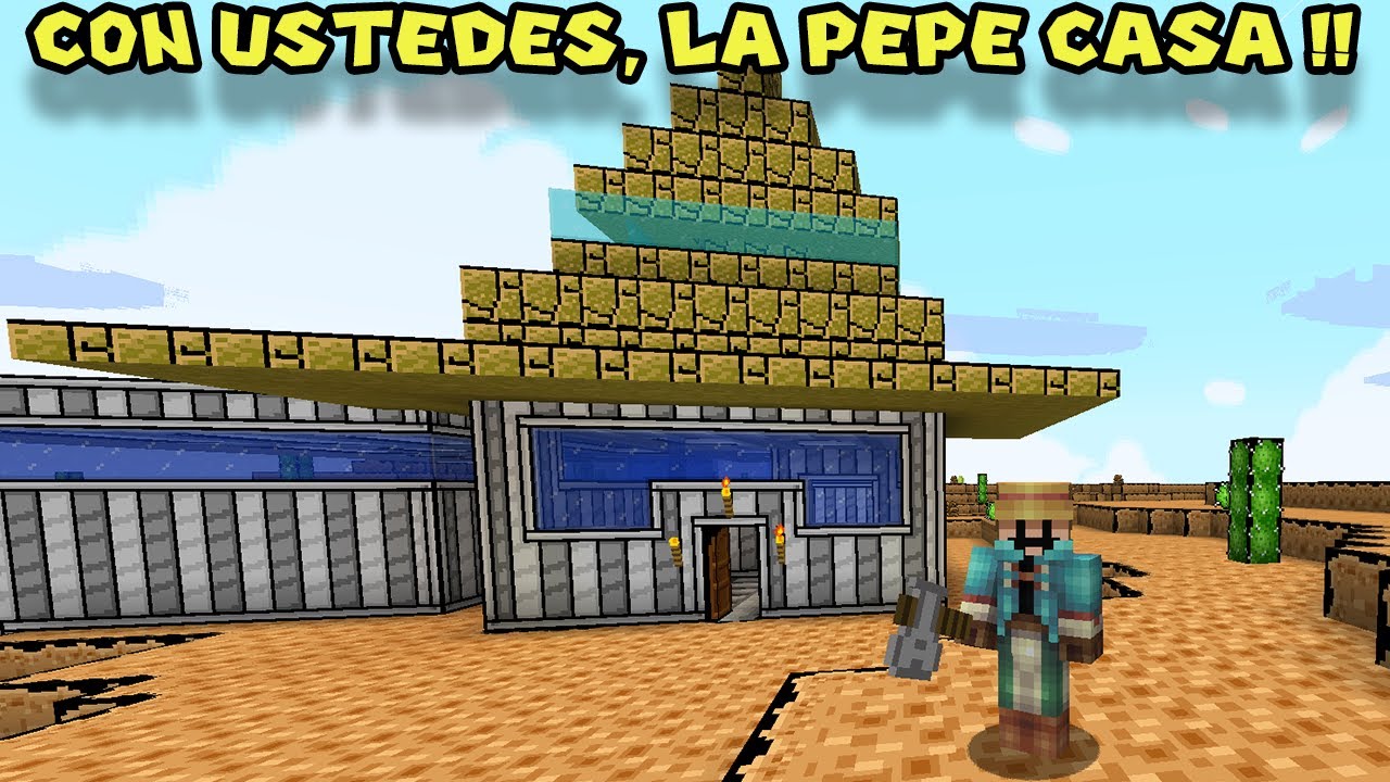 CON USTEDES, LA PEPE CASA !! - Minecraft (MarioCraft) con Pepe el Mago ...
