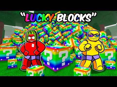 Rainbow Lucky Blocks in 99 Nights in the Forest