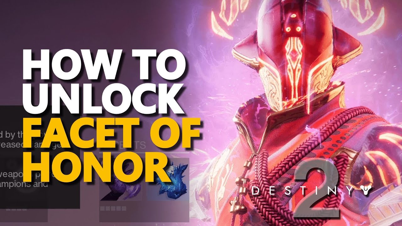 How to unlock Facet of Honor Fragment Destiny 2 - YouTube