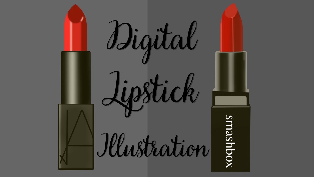 Learn how to draw lipstick in mobile/Digital Art - YouTube