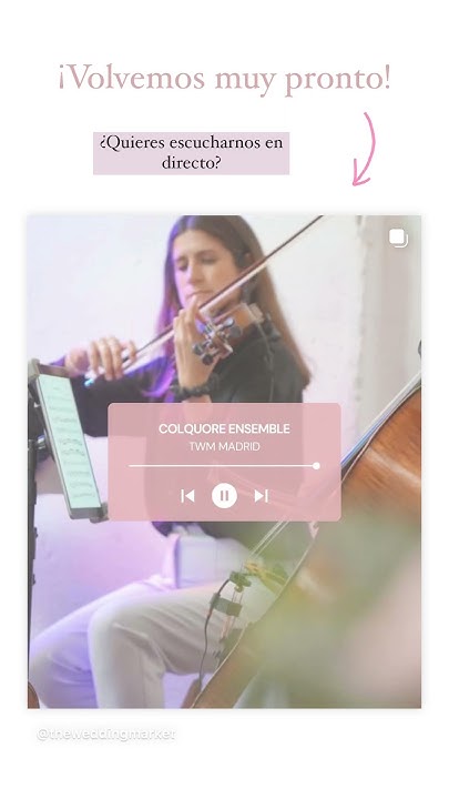 El sábado 15 de Marzo tocaremos en directo en Wedding Market, alli os esperamos 💖 - YouTube