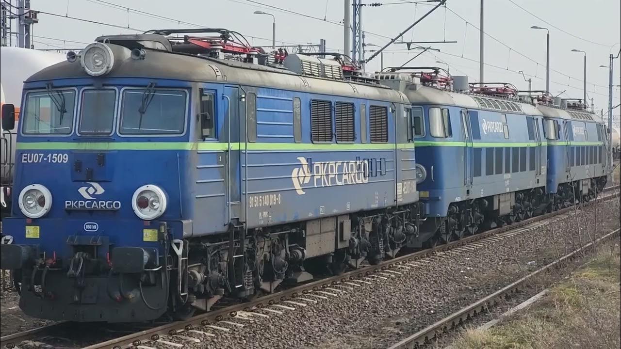 ET41-193 i inne pociągi w Siedlcach - YouTube
