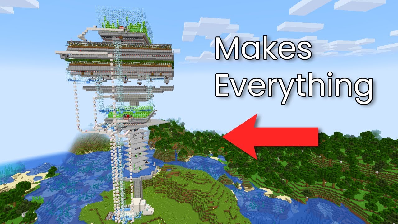 Minecraft's Biggest Multi Farm - YouTube