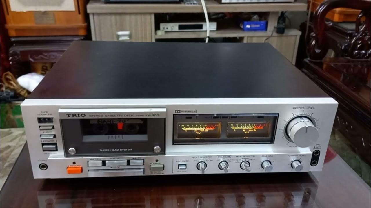 Đã bán! Đầu câm Trio KX-800 đẹp như mới, zin nguyên bản, 3 head, kt : 44 ×13 × 33, tiếng rất hay ...