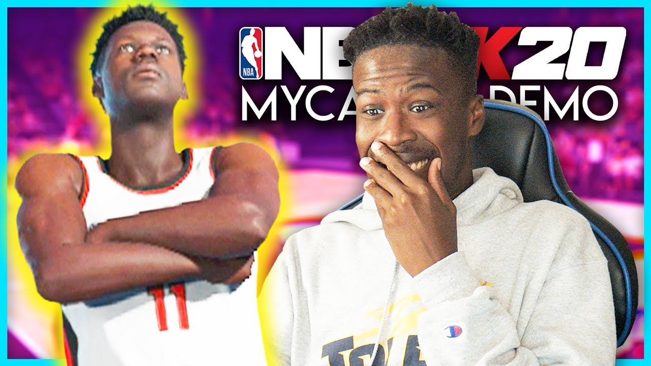 NBA 2K20 MyCAREER DEMO - CREATING MY PLAYER AND FIRST GAME!!! - YouTube