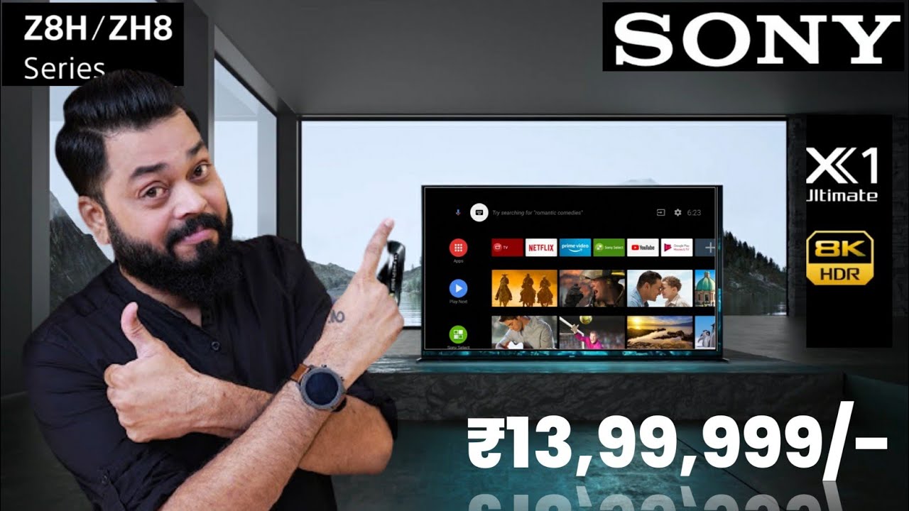 SONY BRAVIA - ZH8/Z8H SERIES 8K HDR Launch in India | With Google ...
