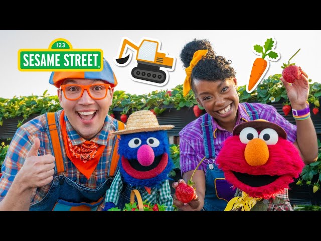 Sesame Street: Elmo Visits the Farm with Blippi, Grover, and Meekah ...