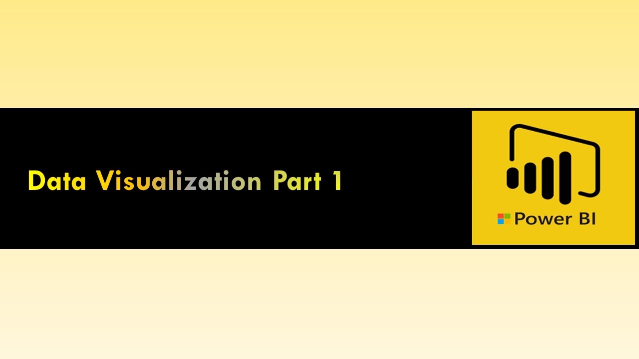 Data Visualization Part -1 - YouTube