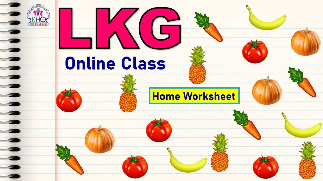 LKG Online Class | Episode - 22 | Mathematics Homework for LKG - YouTube