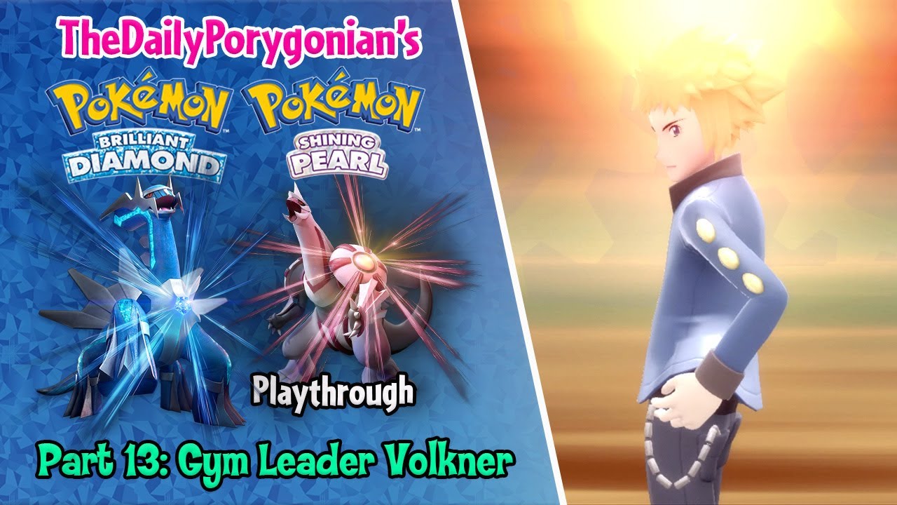 Final Gym Leader: Volkner! | Pokemon Brilliant Diamond & Shining Pearl ...