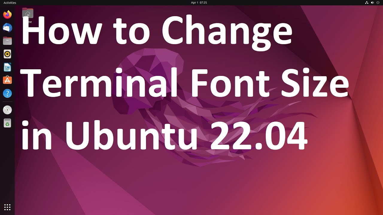 How To Change Terminal Font Size In Ubuntu 22 04 LTS YouTube how-to-change-terminal-font-size-in-ubuntu-22-04-lts-youtube