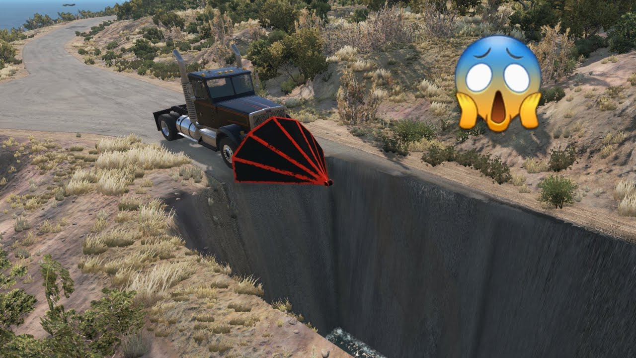 Realistic Intersection Crashes in Beaming-BeamNG Drive - YouTube